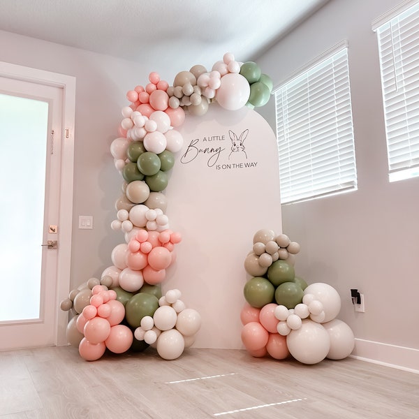 Pink and Green Balloon Arch - Etsy