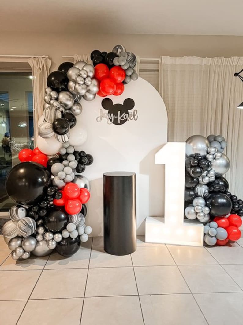 DIY Mickey Mouse Balloon Garland Arch Kit / Birthday Kids - Etsy