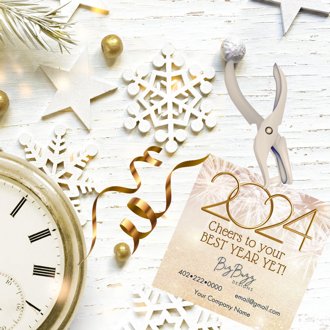 Customizable New Years Tag Design Easy Download Template Print-at-home ...