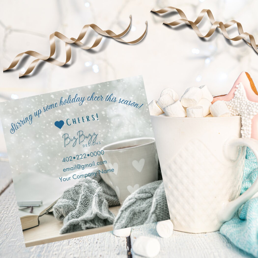 Customizable Hot Chocolate Tag Design Easy Download Template Print-at ...