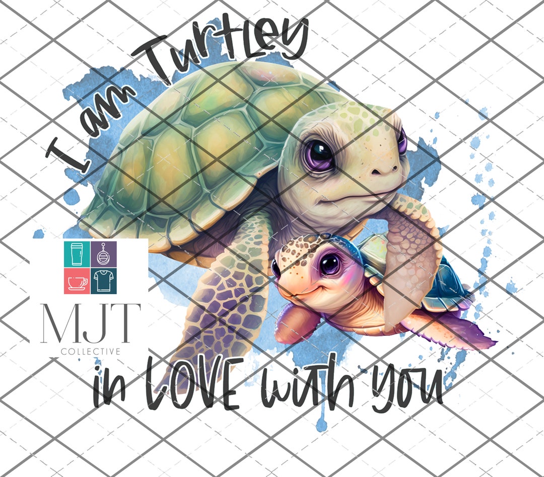 Turtley in Love With You - Valentine Image - Etsy