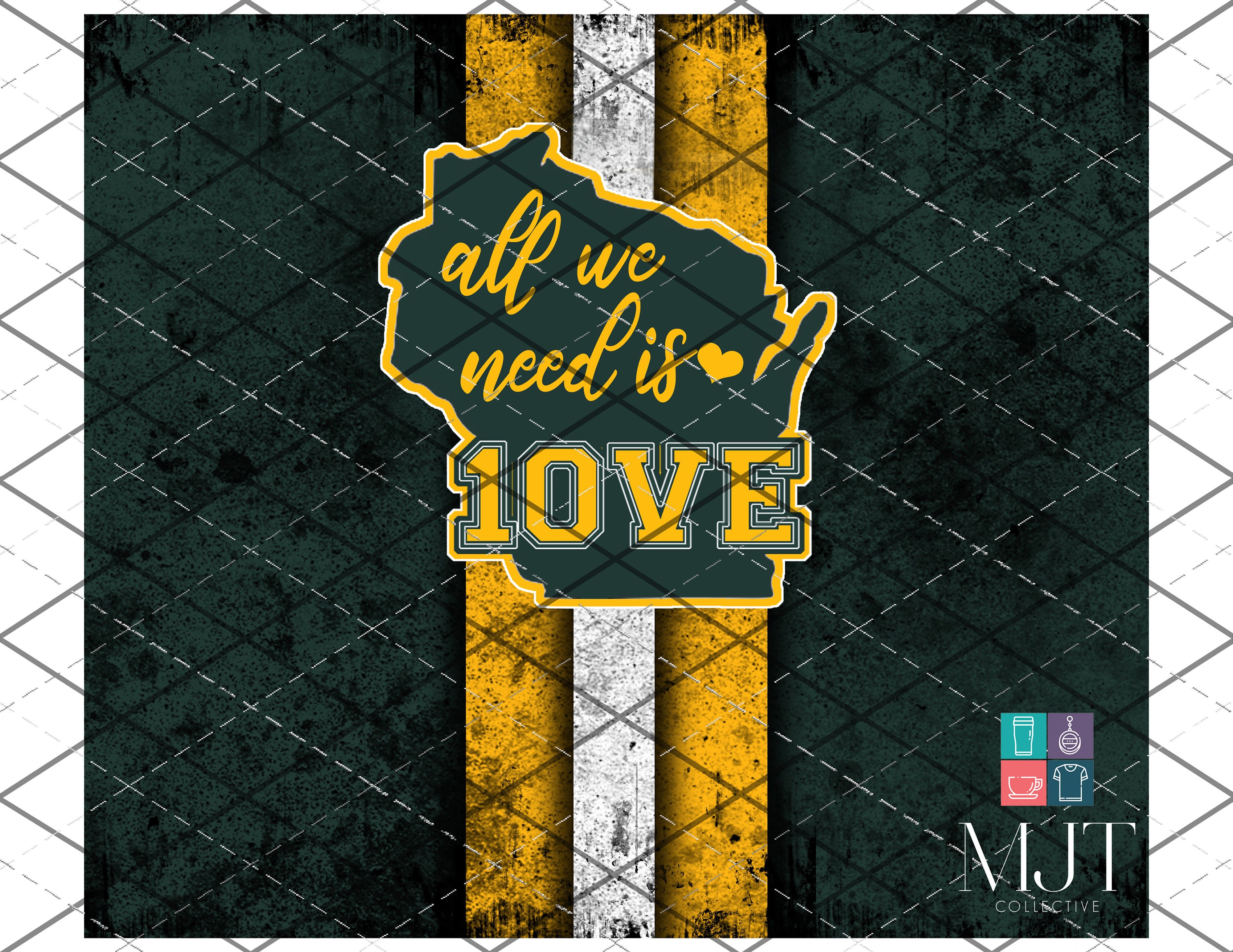 Football All You Need is 10ve Wrap - Tumbler Wrap PNG - Etsy