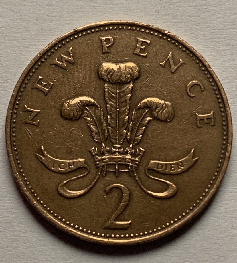 1971 New Pence Bronze Coin *very Rare* - Etsy