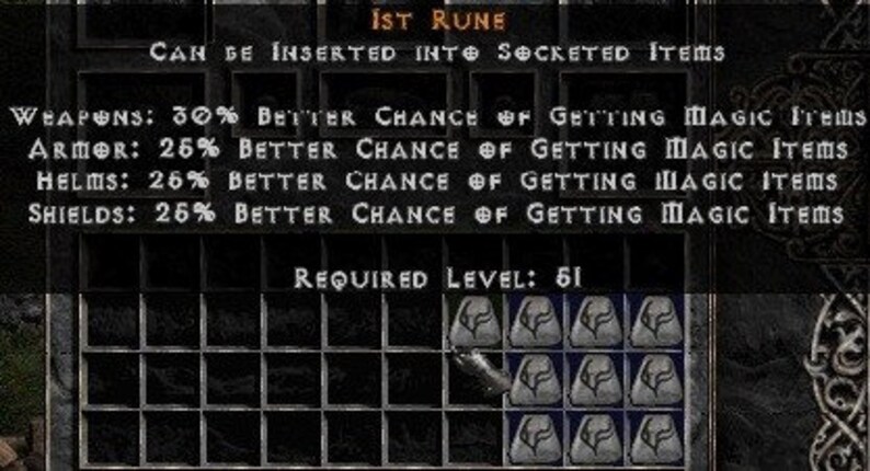 Diablo 2 Ist Rune - Etsy