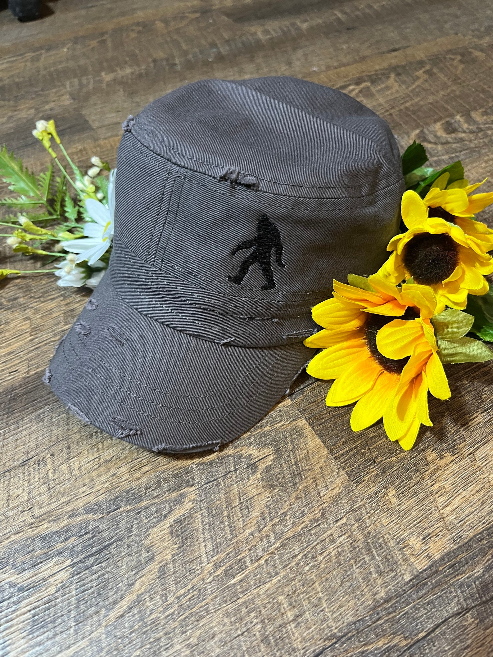 Big Foot Hat Bigfoot Gift Sasquatch Distressed Hat - Etsy