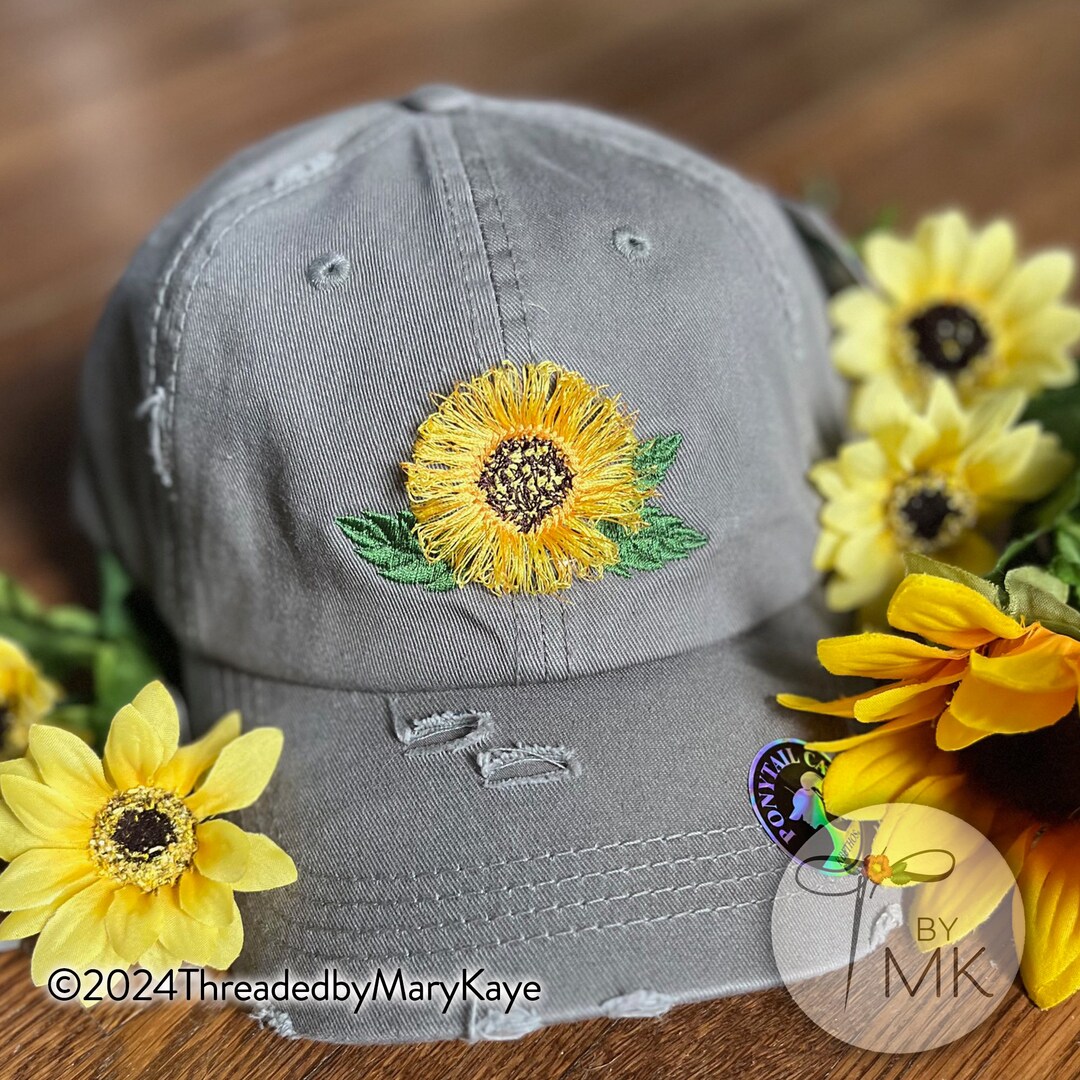 Fluffy Sunflower Hat Fringed Sunflower Gift - Etsy