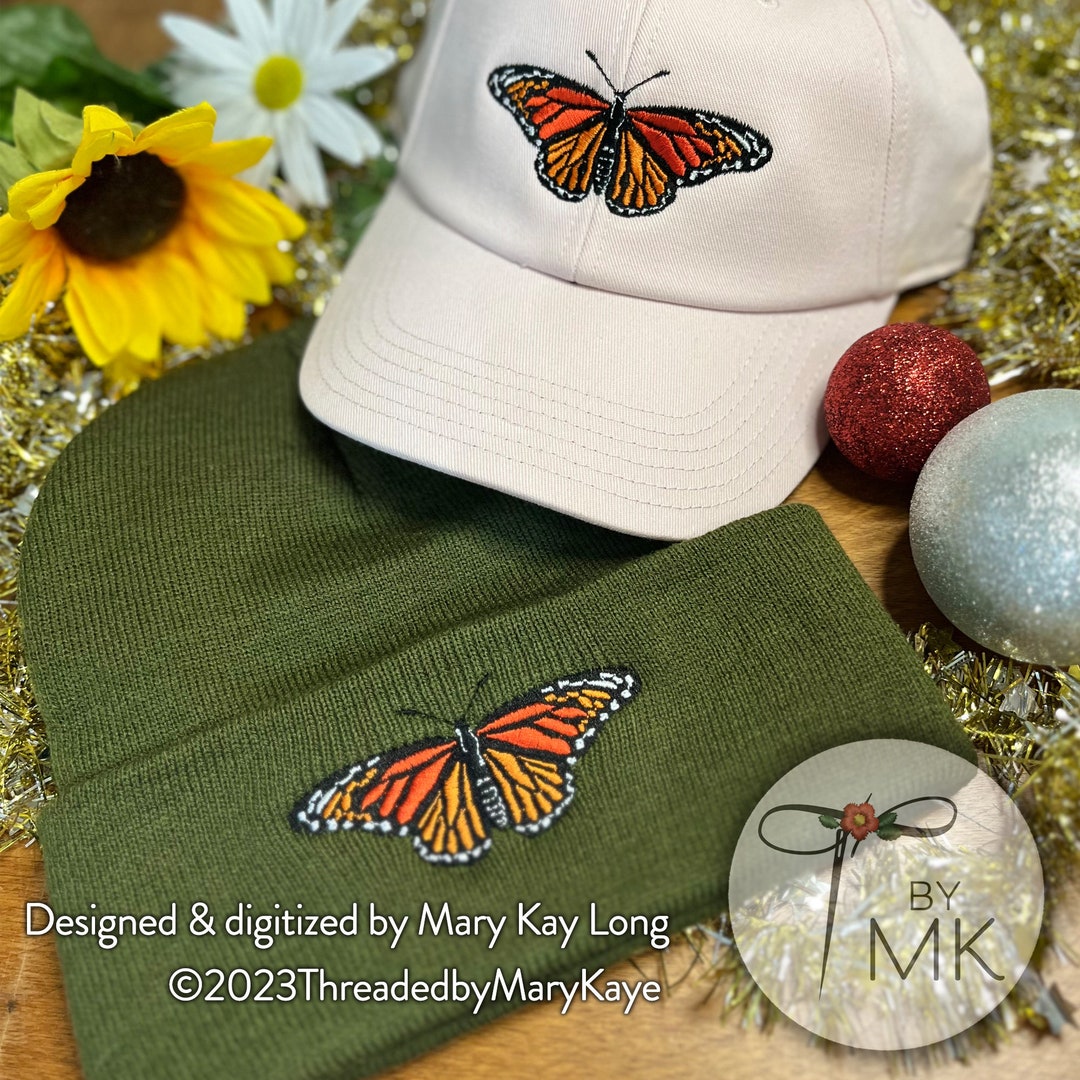 Butterfly Soft Beanie Winter Knit Hat Monarch Gift - Etsy