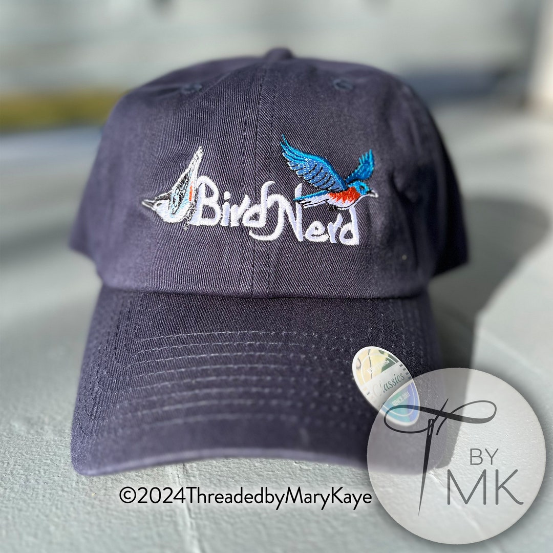 Bird Nerd Bird Enthusiast Embroidered Hat - Etsy