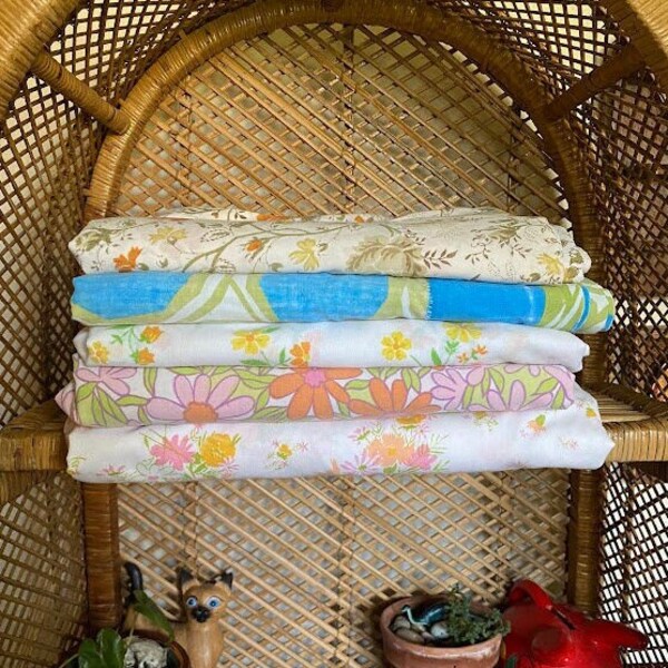 Vintage Bed Sheet - Etsy