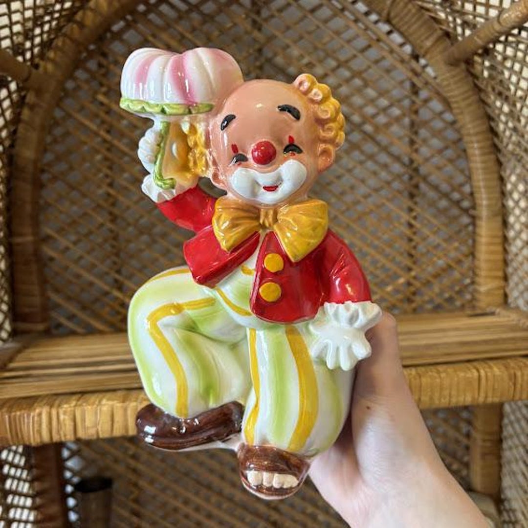 Vintage Relpo Hobo Clown Ceramic Planter Vase A531 Vintage Planters ...