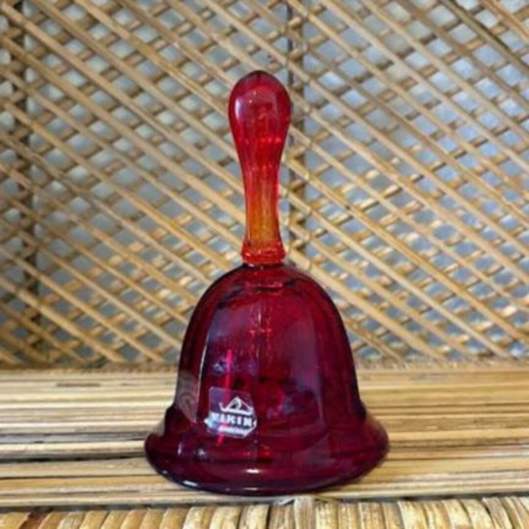 Vintage Viking Ruby Red Glass Bell MCM 60s Red Glassware - Etsy
