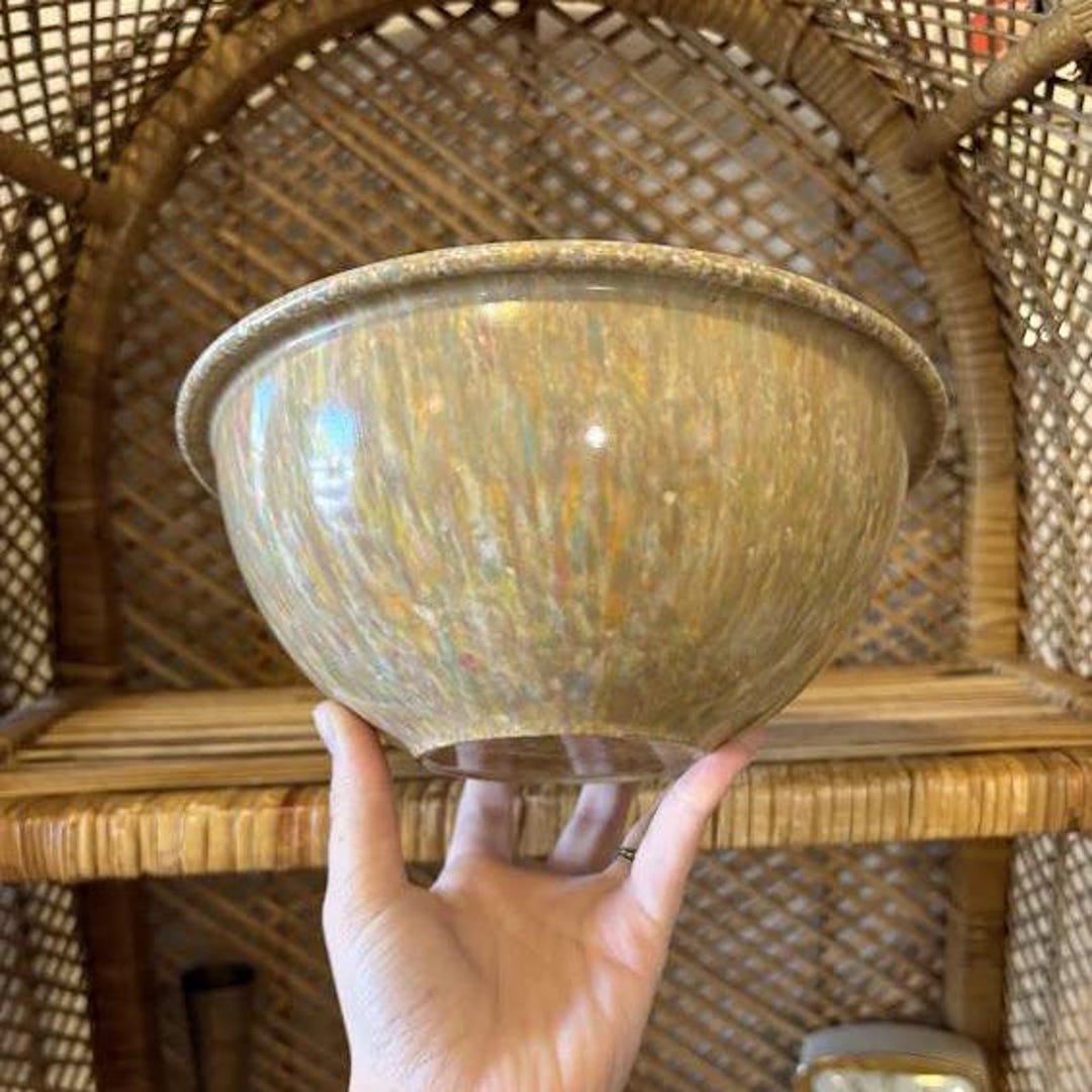 Vintage Brookpark Confetti Melamine 8in Mixing Bowl MCM Kitchen - Etsy