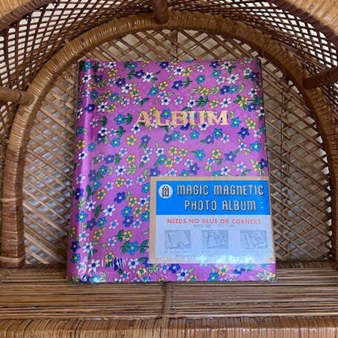 Vintage SEALED 70s Magic Magnetic Large Photo Album 11 1/2 X 9 1/2" - Etsy
