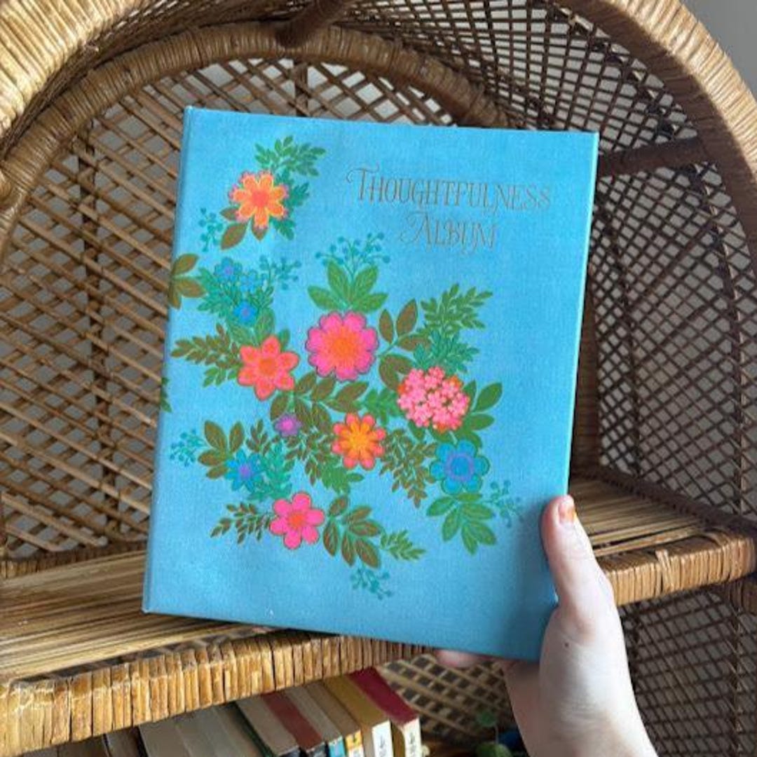 Vintage 70s Hallmark Thoughtfulness Album 60s 70s Stationary Albums - Etsy