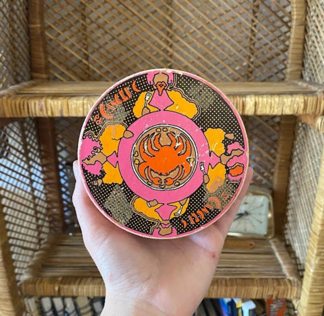 Vintage 1970 Cancer Zany Zodiac Springbok Jigsaw Complete Circular 7 ...