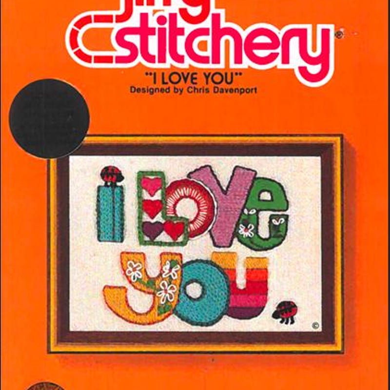 Vintage 70s Crewel Kits - Etsy