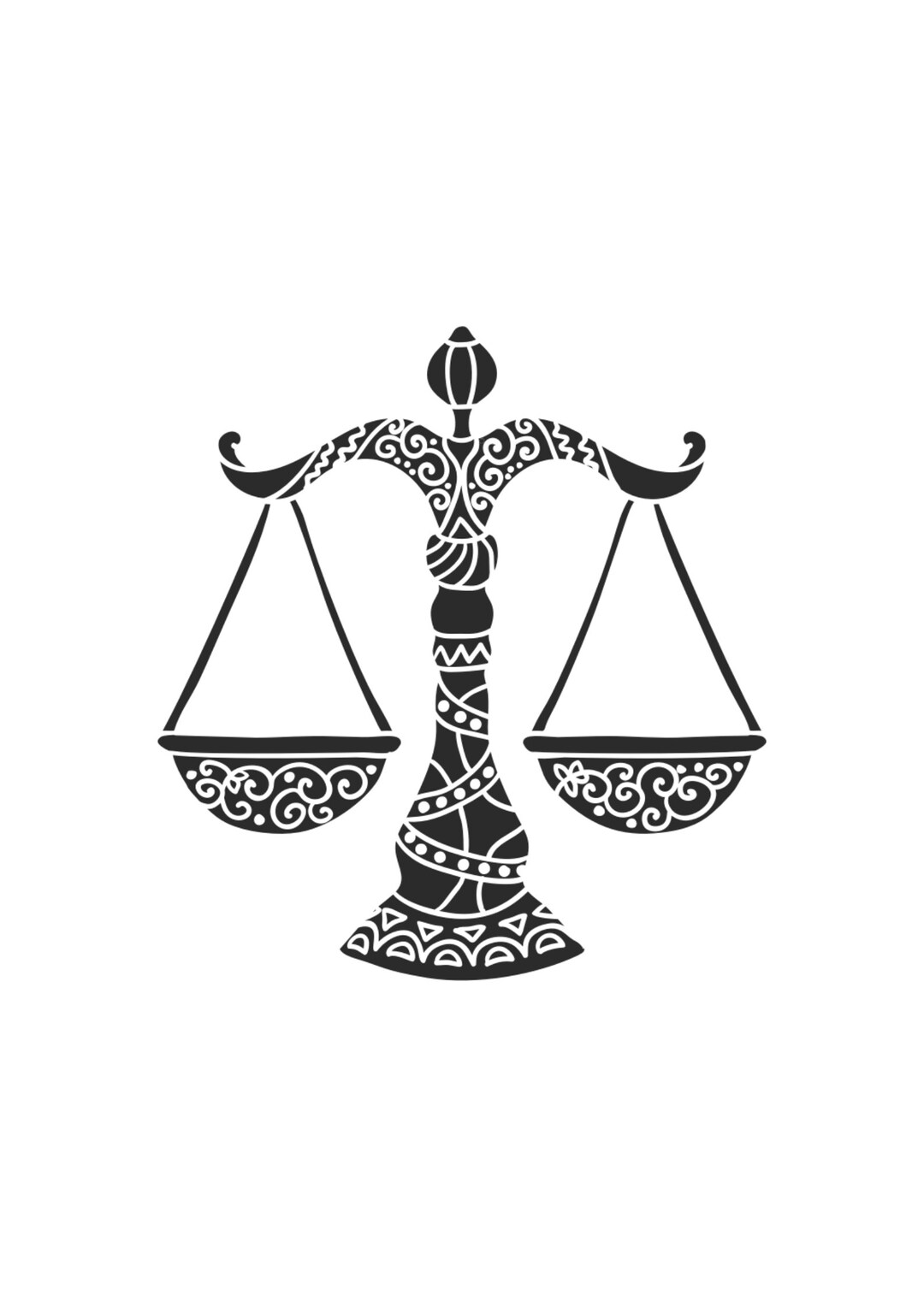 Libra Horoscope Svg Clipart Zodiac Sign Libra Pattern Decoration Libra ...