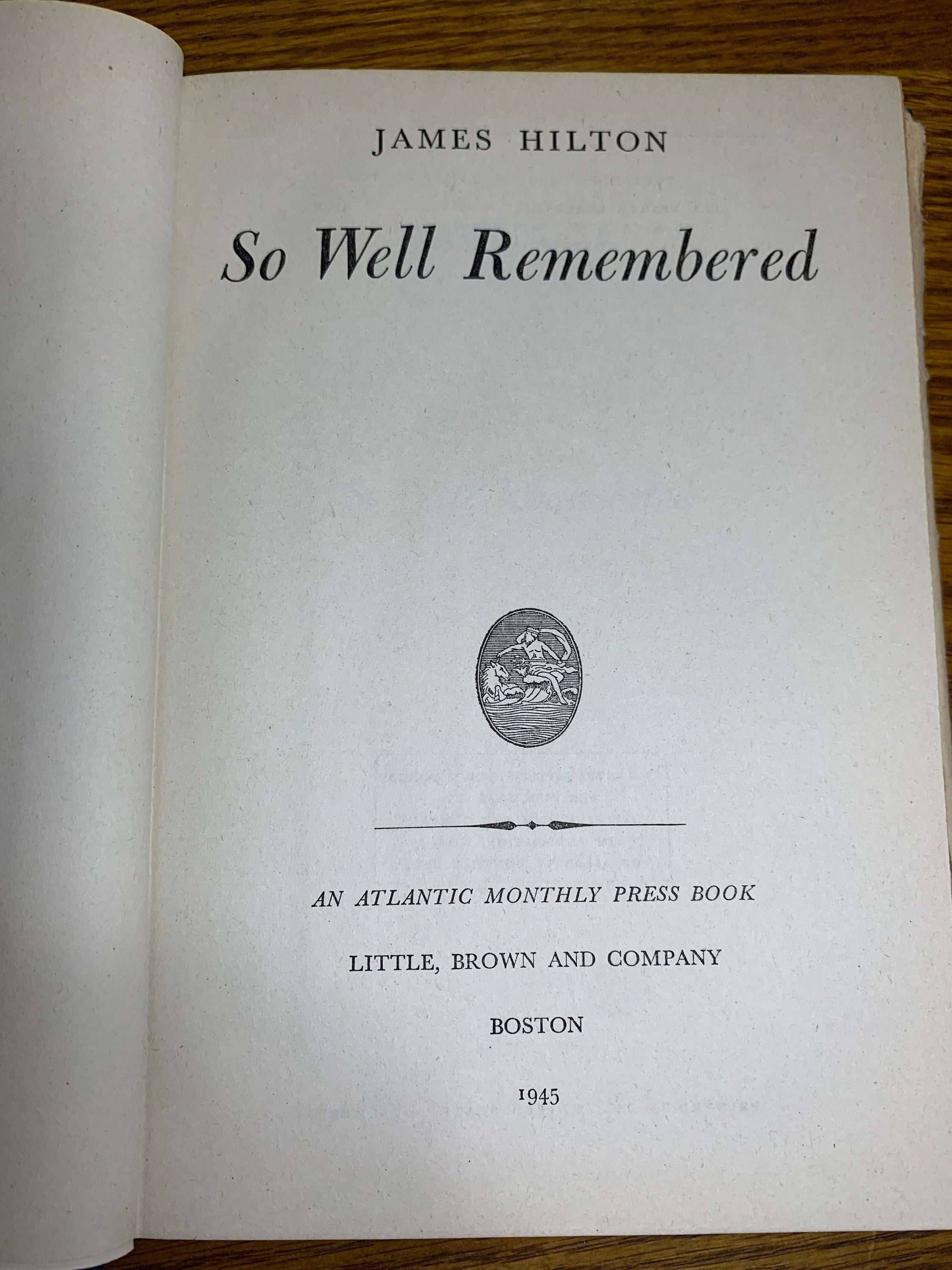 So Well Remembered - 1945 - Etsy