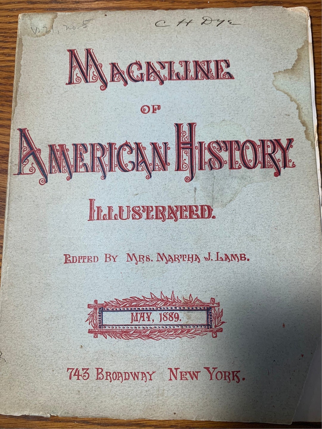 Antique Magazine of American History - 1889 - Etsy