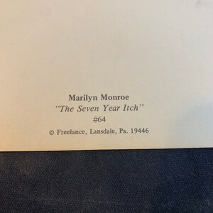 Vintage Marilyn Monroe Still From the Seven Year Inch - Etsy