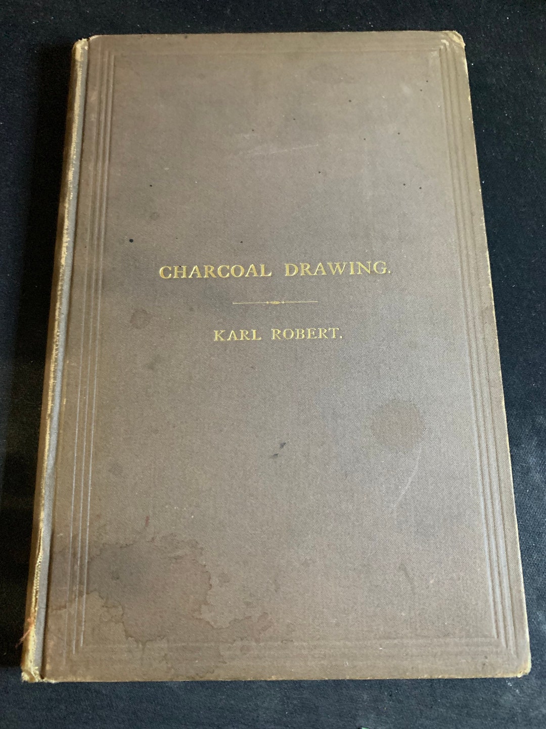 Charcoal Drawing by Karl Robert 1880 - Original & Rare - Etsy