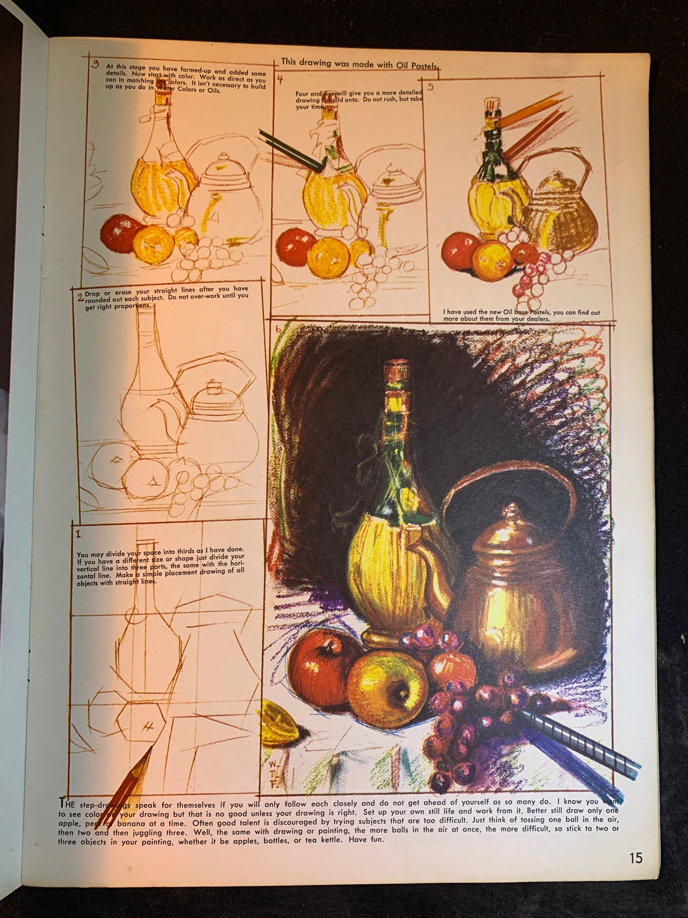 Vintage - How to Draw With Pastels - by Walter Foster - Etsy