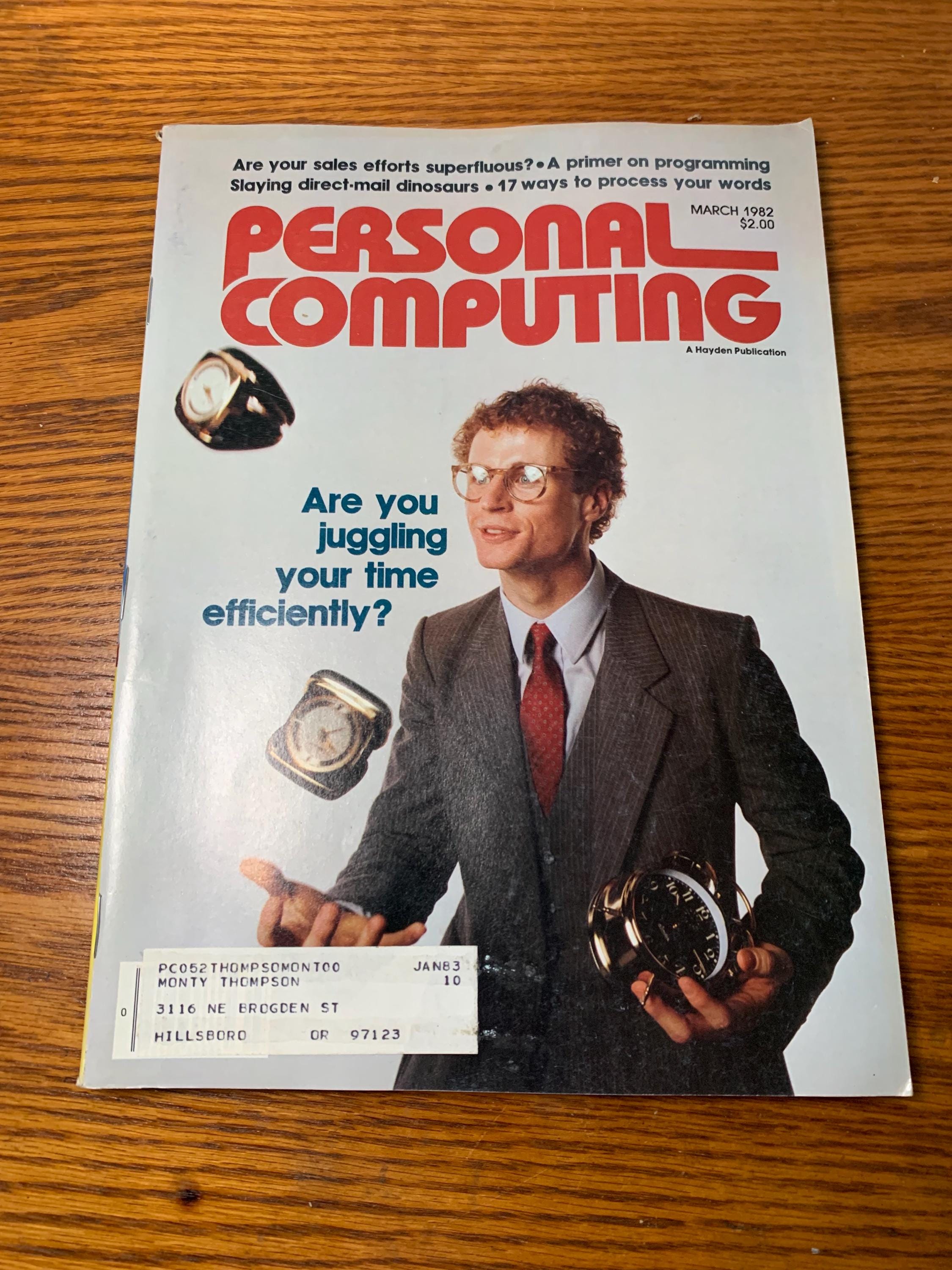 Collection of 80s Computer Magazines and AOL Disc - Etsy