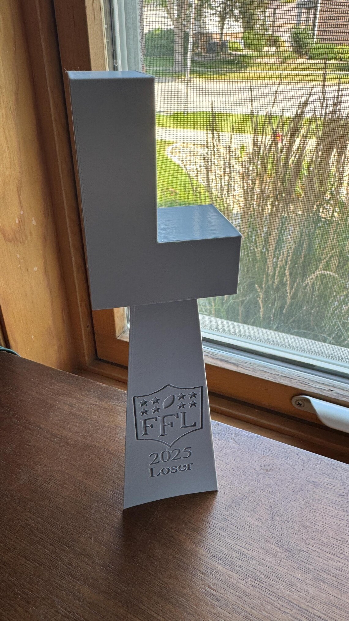 Fantasy Football Trophy - Loser Award - Custom Name & Year - Lombardi ...
