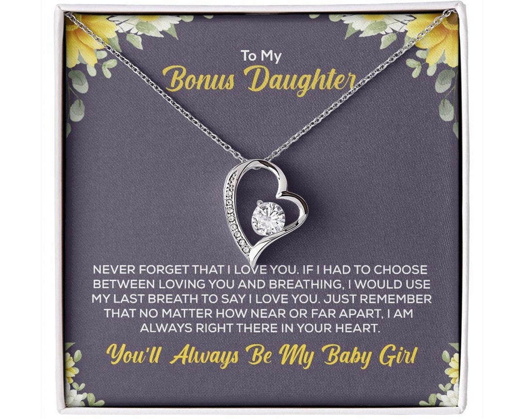 To My Bonus Daughter, Bonus Daughter Gift, Stepdaughter Gift, Bonus ...