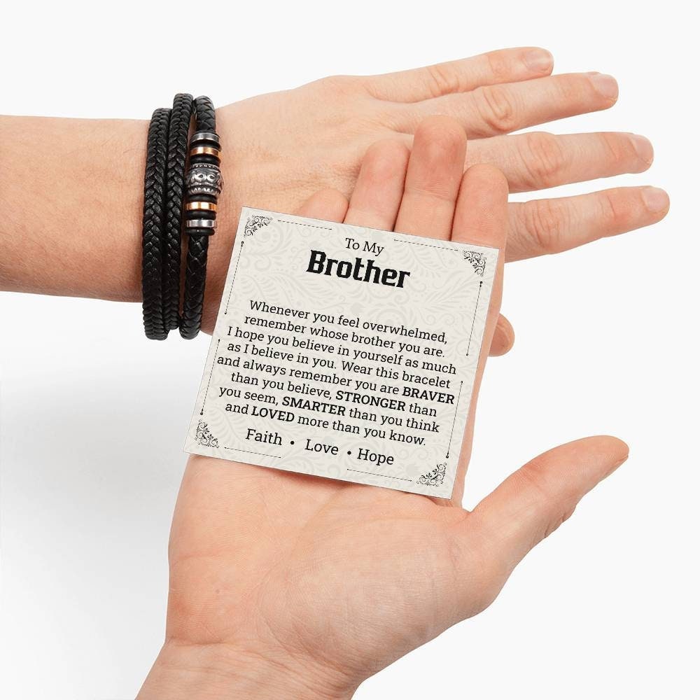 To My Brother Bracelet, Gift for Brother, Brother Sister Gift ...