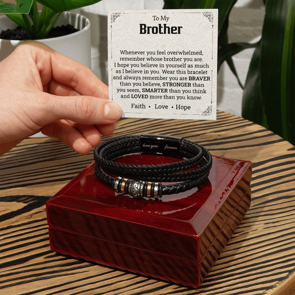 To My Brother Bracelet, Gift for Brother, Brother Sister Gift ...