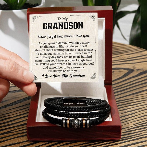 Grandson Bracelet - Etsy