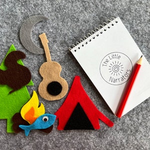 Camping - Felt Song | Circle Time, Kindergarten Teachers, Early ...