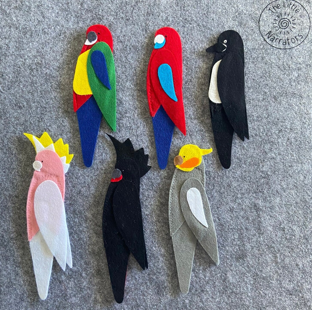 Australian Bird Finger Puppets (6 Pack) - Circle Time, Teacher, Early ...