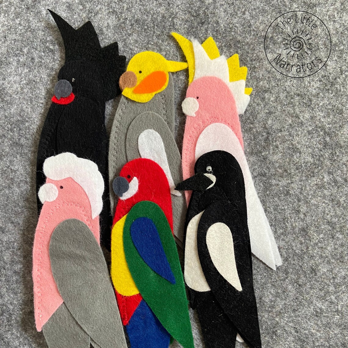 Australian Bird Finger Puppets 6 Pack Circle Time - Etsy
