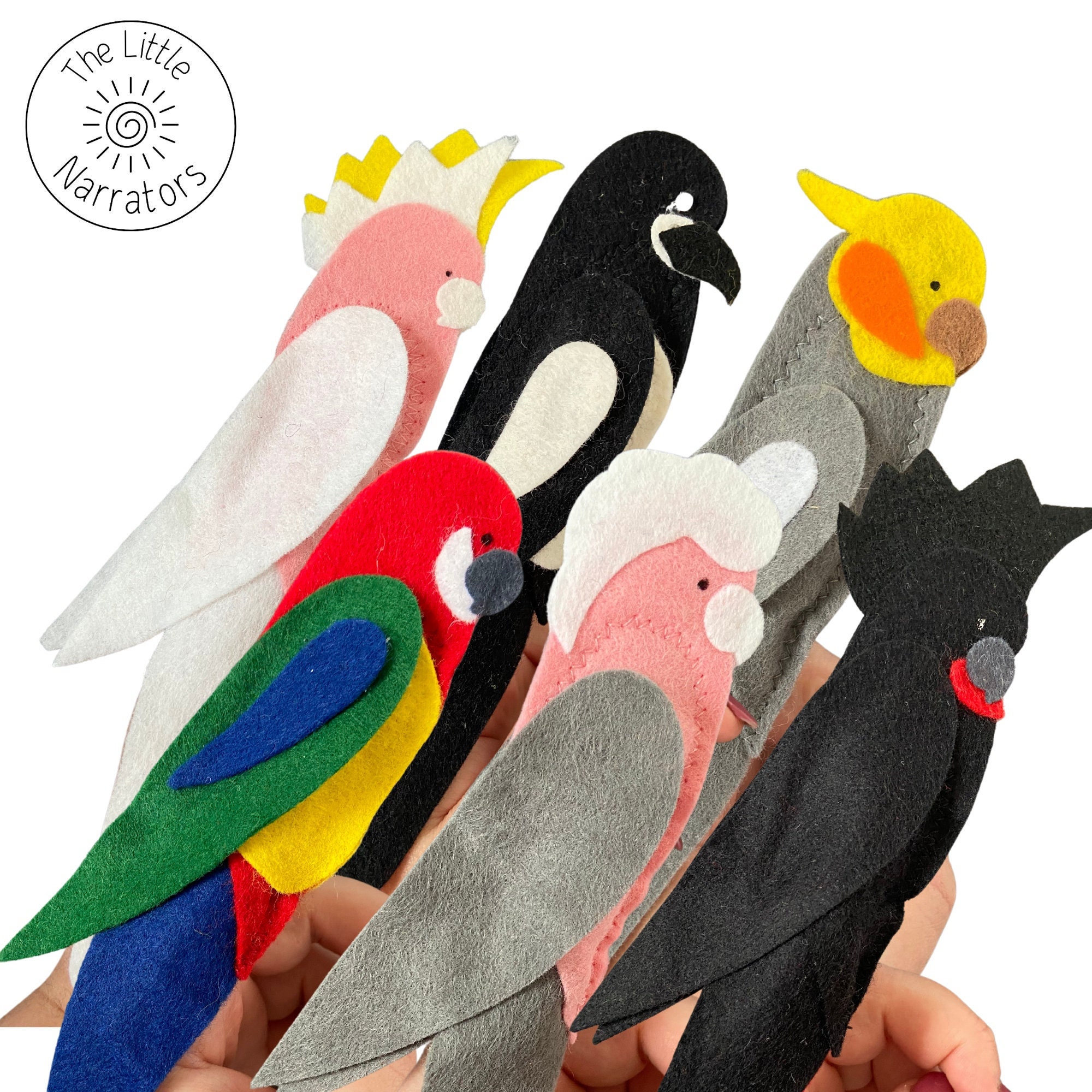 Australian Bird Finger Puppets 6 Pack Circle Time - Etsy