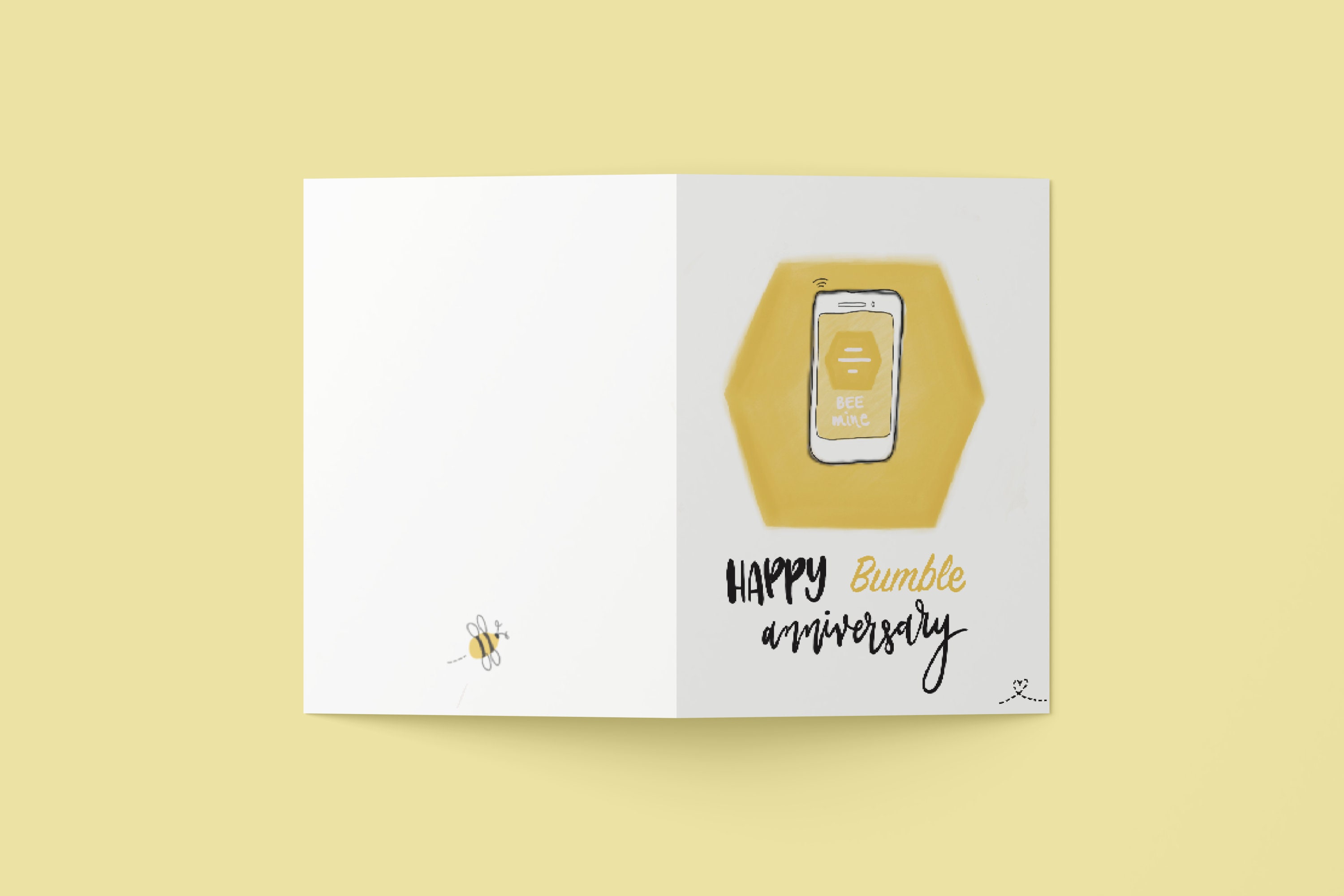 PRINTABLE Bumble Anniversary Card | Digital Download | Anniversary Card ...