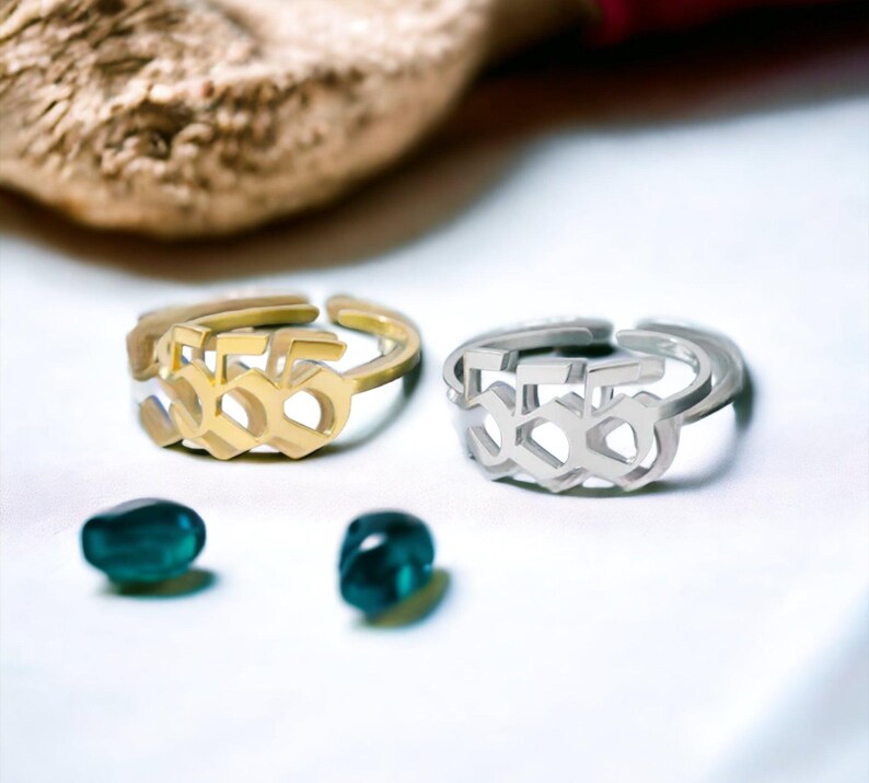 Angel Number Rings - Etsy