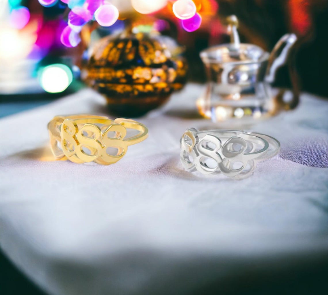 Angel Number Rings - Etsy