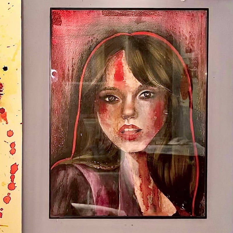 Jenna Ortega Painting - Etsy
