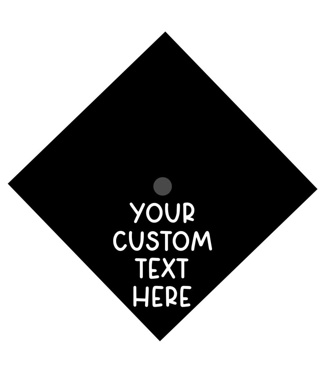 Custom Graduation Cap Decal Personalized Phrase Custom - Etsy