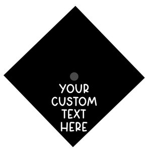 Custom Graduation Cap Decal Personalized Phrase Custom - Etsy