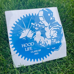 Custom Graduation Cap Decal, Personalized Phrase, STICKER ONLY, DIY Cap ...