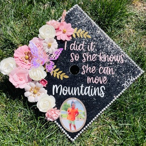 Custom Graduation Cap Topper, Custom Layered Vinyl and Cardstock for ...