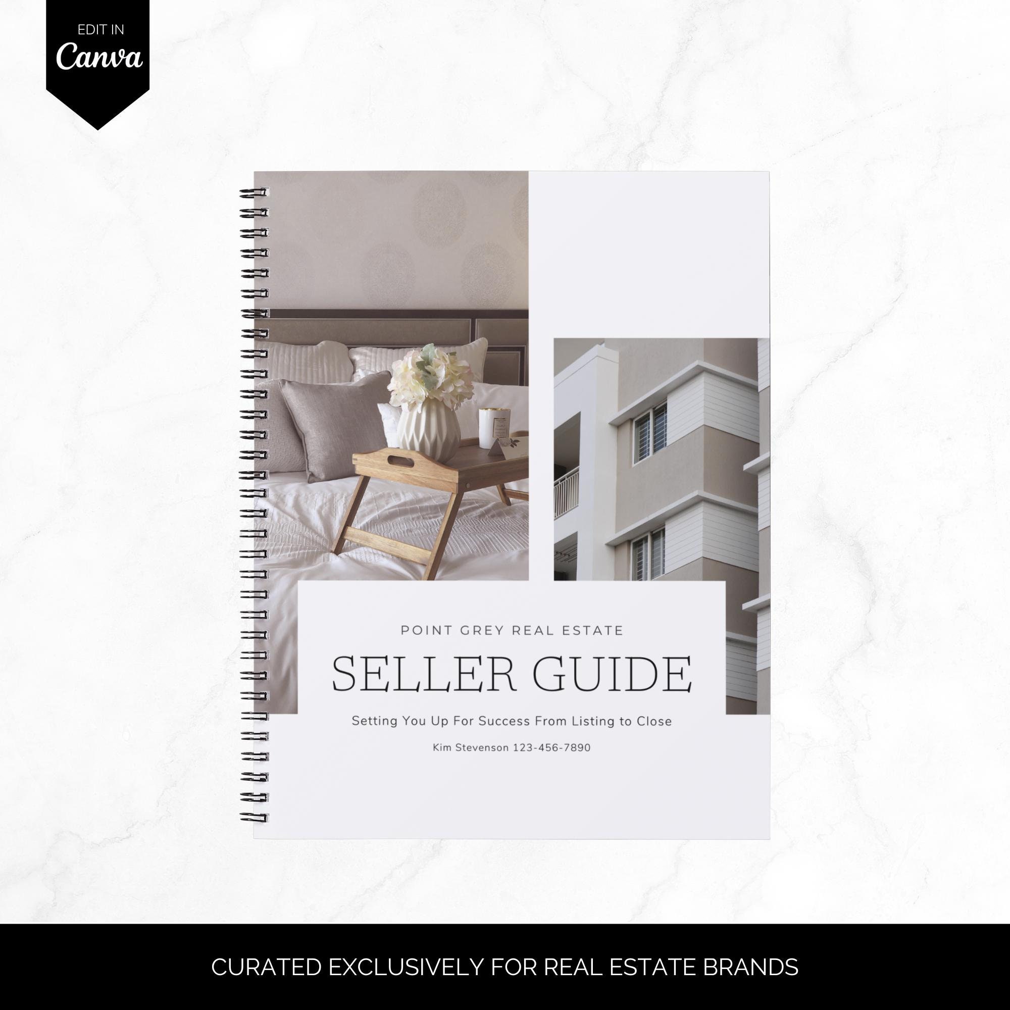 Real Estate Seller Guide Canva Template for Realtors Real Estate ...