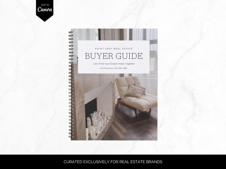 Buyer Guide Brochure Template for Realtors | Real Estate Buyer Guide ...