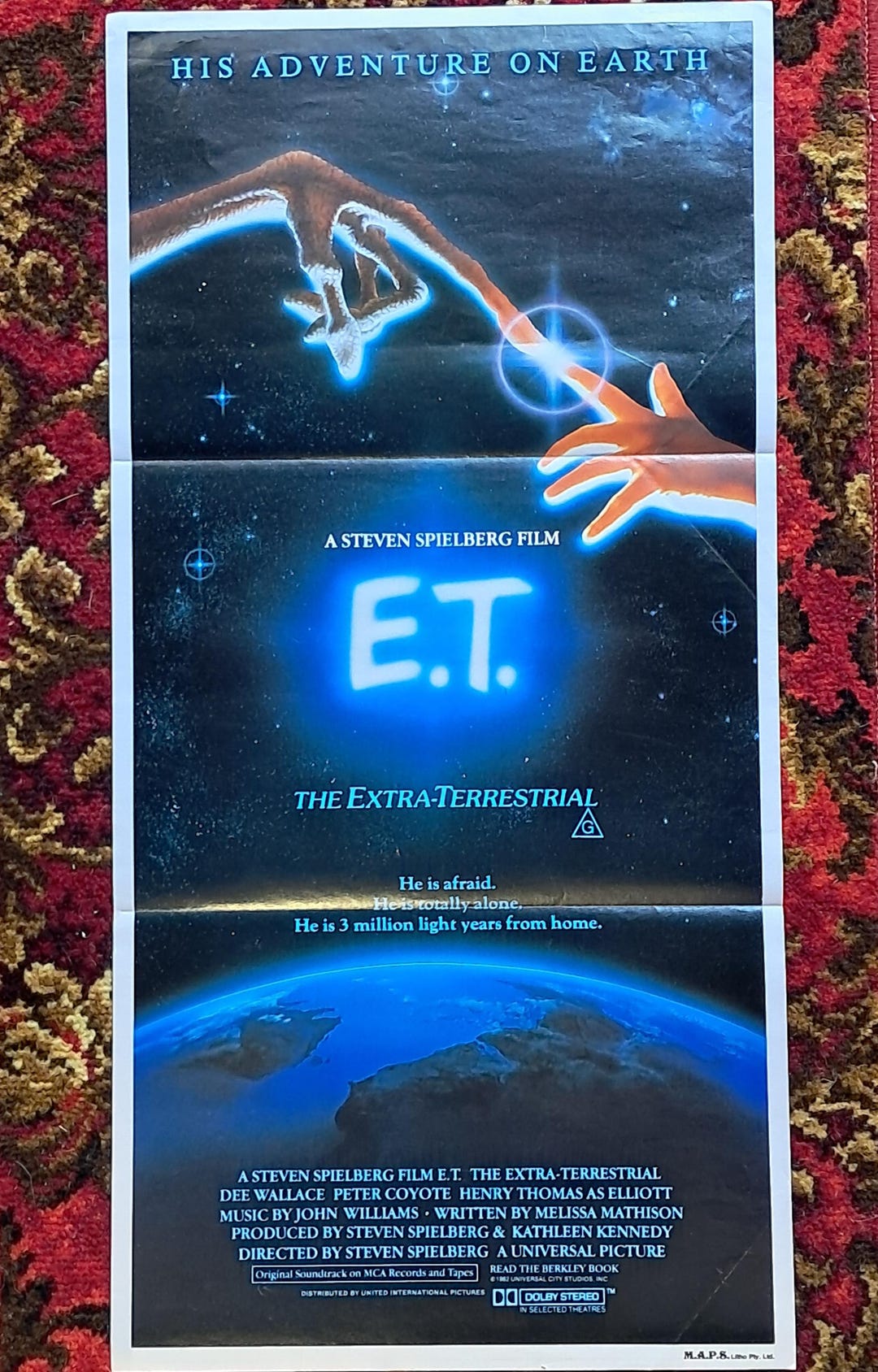 Vintage ET Movie Poster: 1980s Daybill (34x68cm) - Etsy