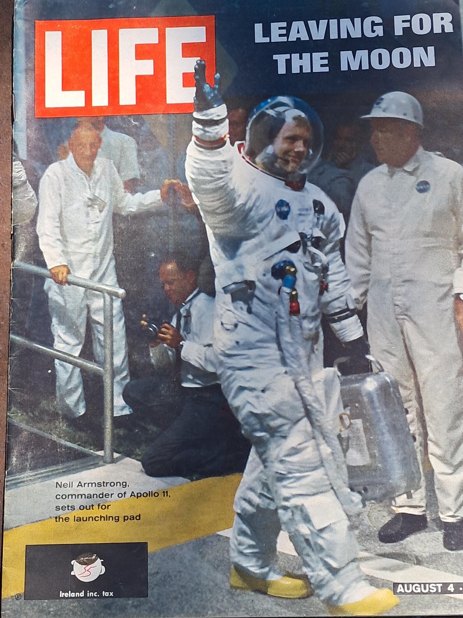 Life Magazine, Leaving for the Moon Apollo 11, Rare Vintage Collectable ...