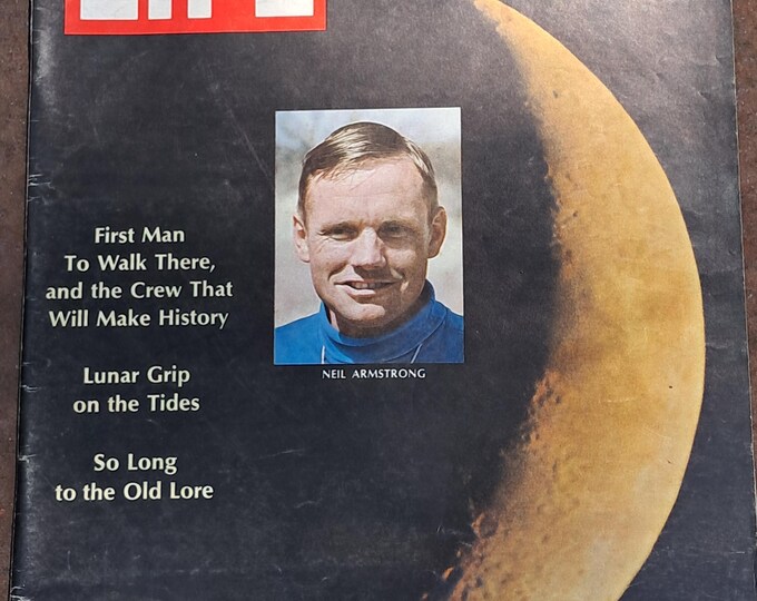 Life Magazine,off to the Moon , Rare Vintage Collectable 1969 ,neil ...