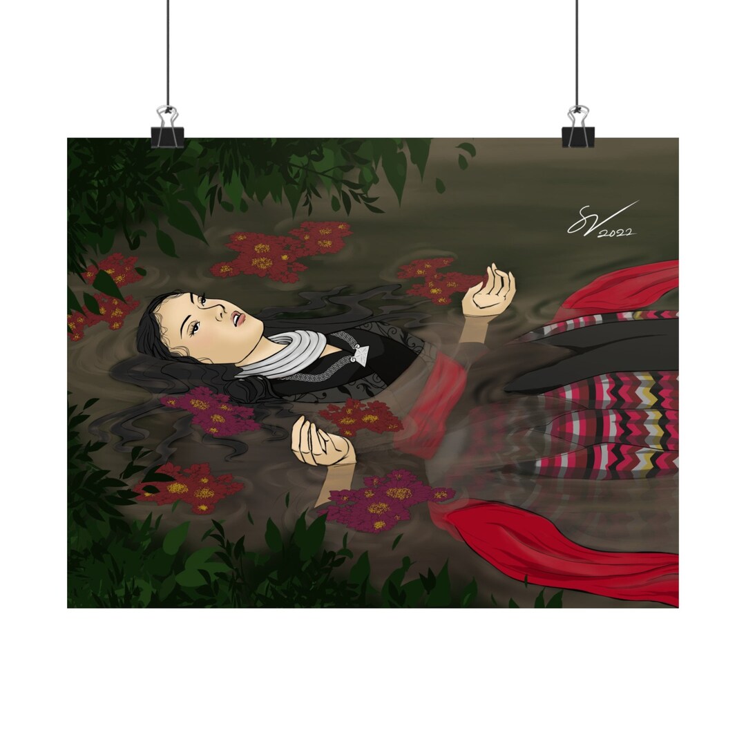 Hmong Ophelia large Posters - Etsy